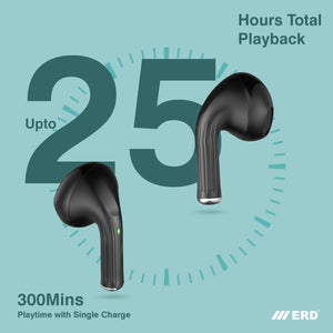 ERD TWS-120 Wireless Earbuds Bluetooth 5.4 | Buy Online India